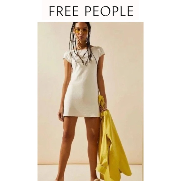 Free People | Dresses | Free People Beach Rosalia Low Back Mini Dress ...